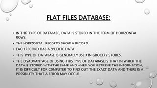 Comparative Analysis of Database Systems | PPTX
