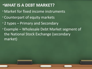 Comparative analysis of debt markets | PPT