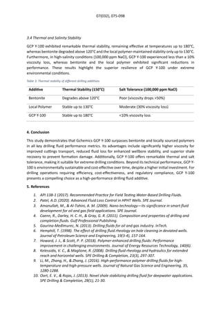 Comparative Analysis of Different Drilling Fluid Additives | PDF