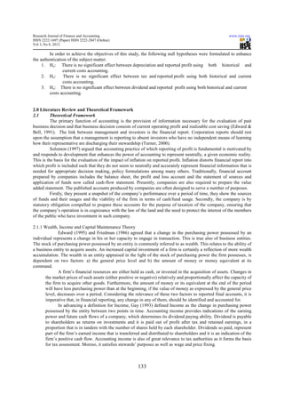 Comparative analysis of fair value and historical cost accounting on ...
