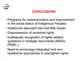 Comparative analysis of indigenous peoples’ rights in Central Africa d ...