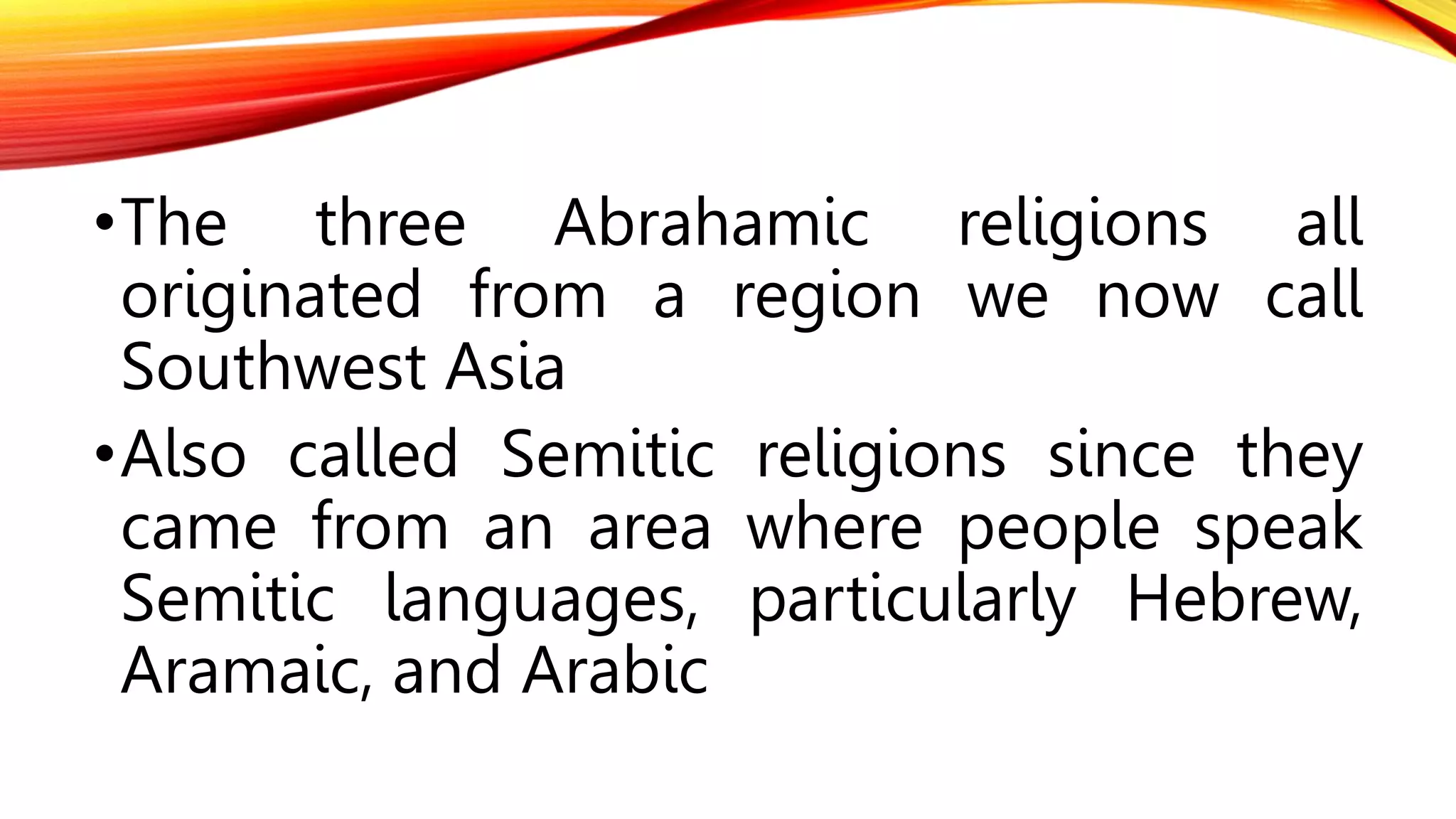 Comparative analysis of Judaism, Christianity, and Islam.pptx