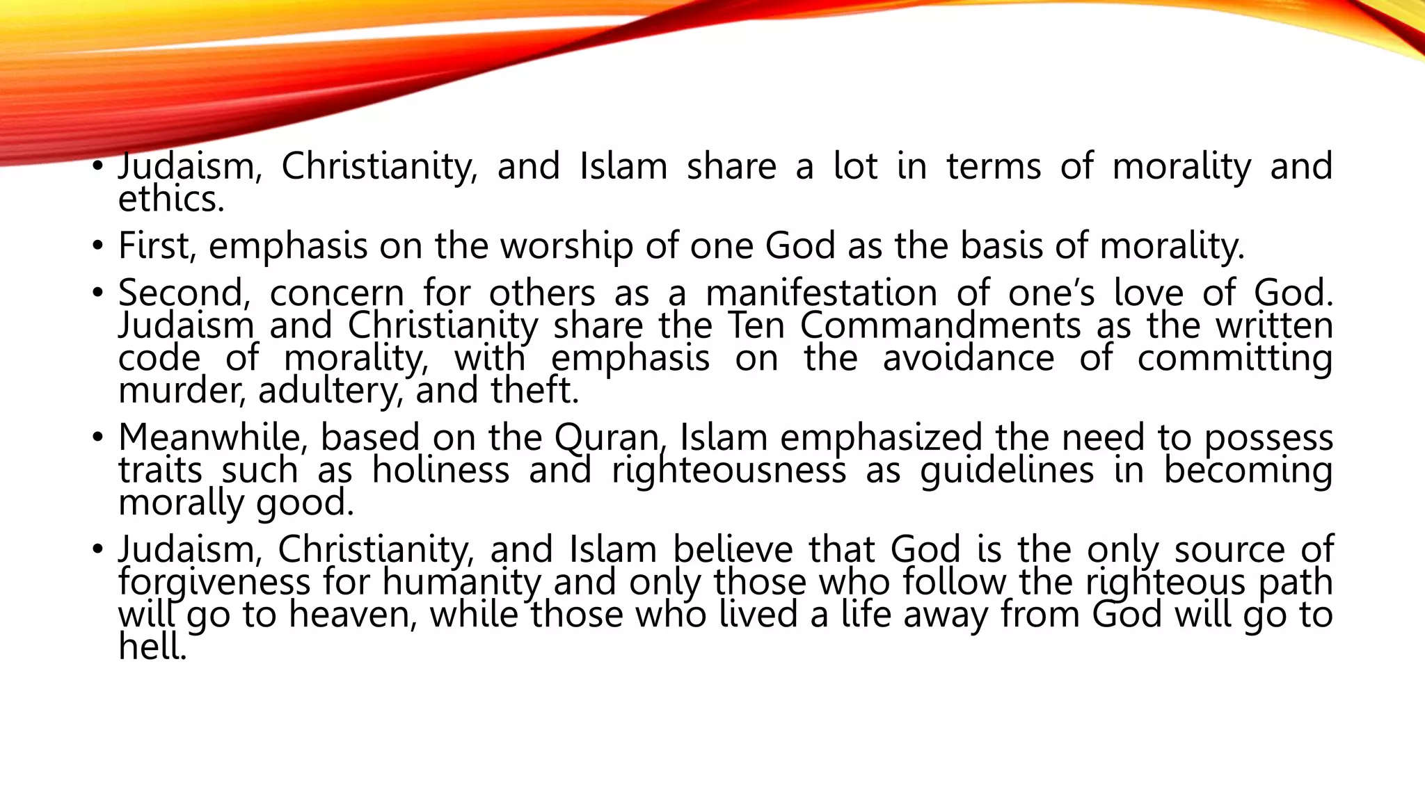 Comparative analysis of Judaism, Christianity, and Islam.pptx