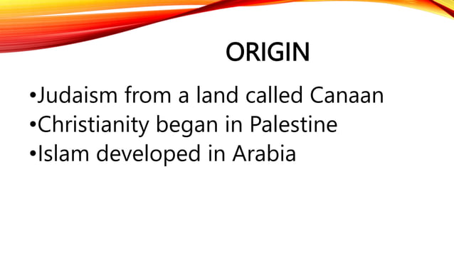 Comparative analysis of Judaism, Christianity, and Islam.pptx
