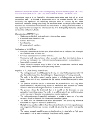 Comparative analysis of manet reactive protocols | PDF