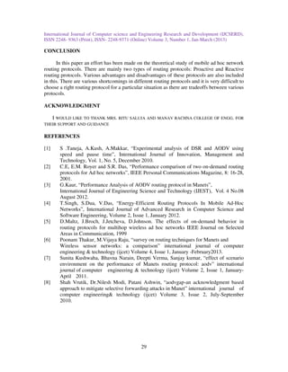 Comparative analysis of manet reactive protocols | PDF