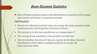 Comparative analysis of Maxwell-Boltzmann, bose-einstein and fermi ...