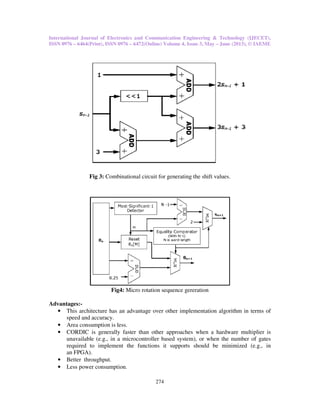 Comparative analysis of multi stage cordic using micro rotation techniq | PDF