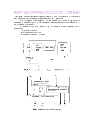 Comparative analysis of multi stage cordic using micro rotation techniq | PDF