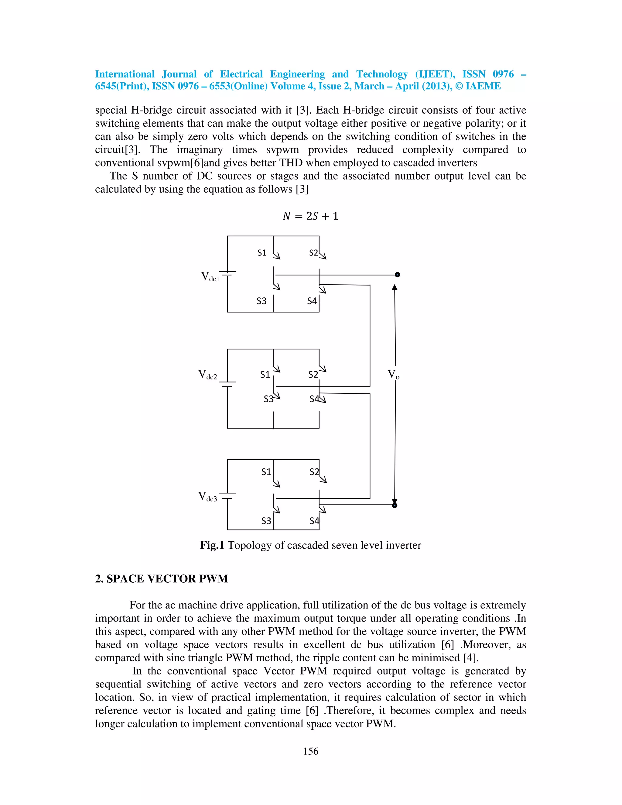 Comparative analysis of sine triangle and space vector pwm for cascaded multilevel | PDF