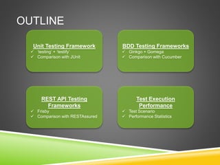 Comparative Analysis Of GoLang Testing Frameworks | PPTX | Web ...