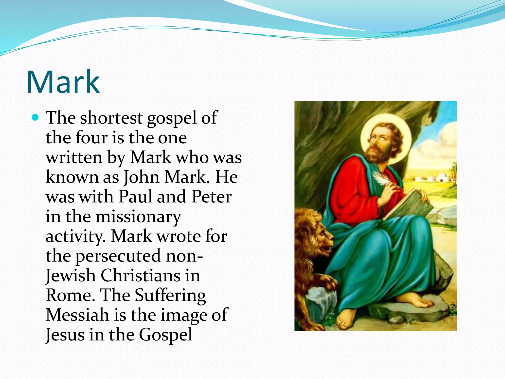 Comparative analysis of the four gospels | PPTX