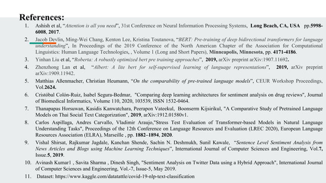Comparative Analysis Of Transformer Based Pre Trained Nlp Models Pptx Web Design And Html