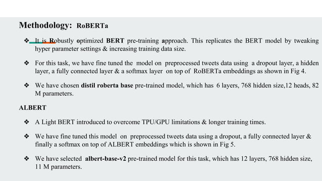 Comparative Analysis Of Transformer Based Pre Trained Nlp Models Pptx
