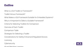 Choosing an Embedded GUI: Comparative Analysis of UI Frameworks | PDF