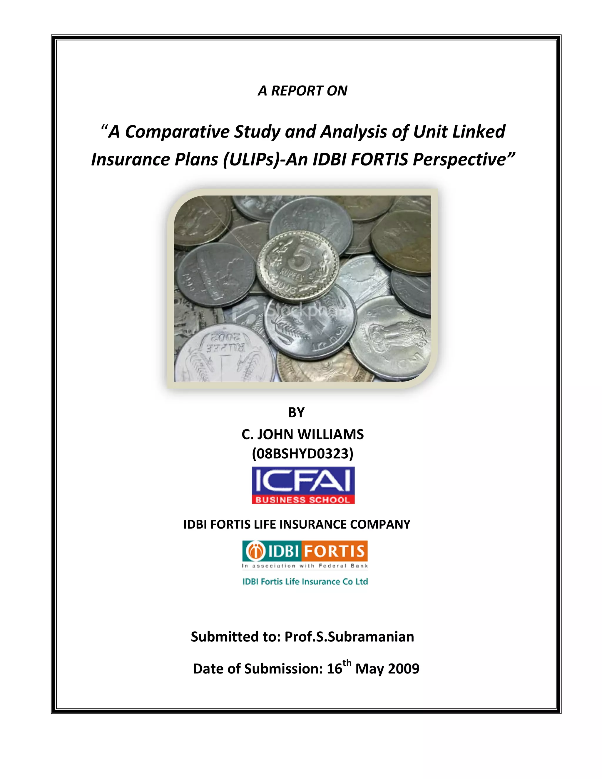 Comparative+analysis+of+ulips | PDF