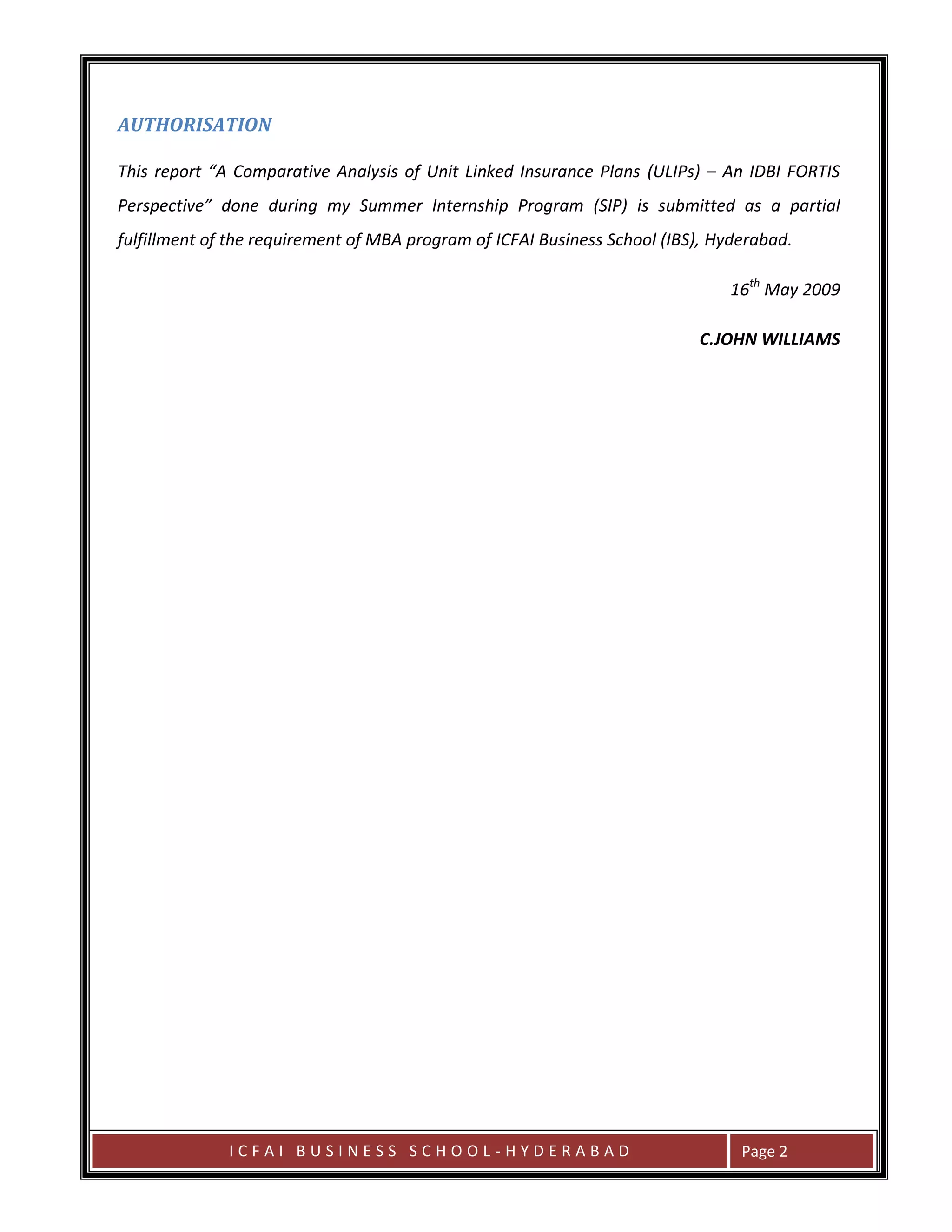 Comparative+analysis+of+ulips | PDF