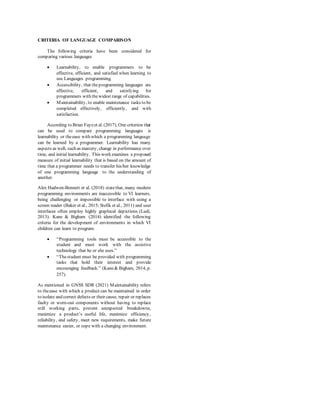 Comparative Analysis of Visual Basic VS Java programming language.docx | Programming Languages ...