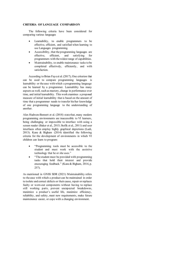 Comparative Analysis of Visual Basic VS Java programming language.docx | Programming Languages ...