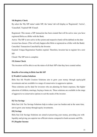 Comparative analysis on investment in mutual fund | PDF