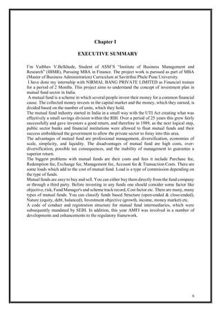 Comparative analysis on investment in mutual fund | PDF