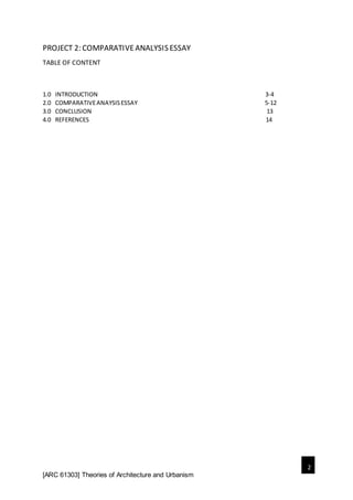 Comparative analysis project 2 | PDF
