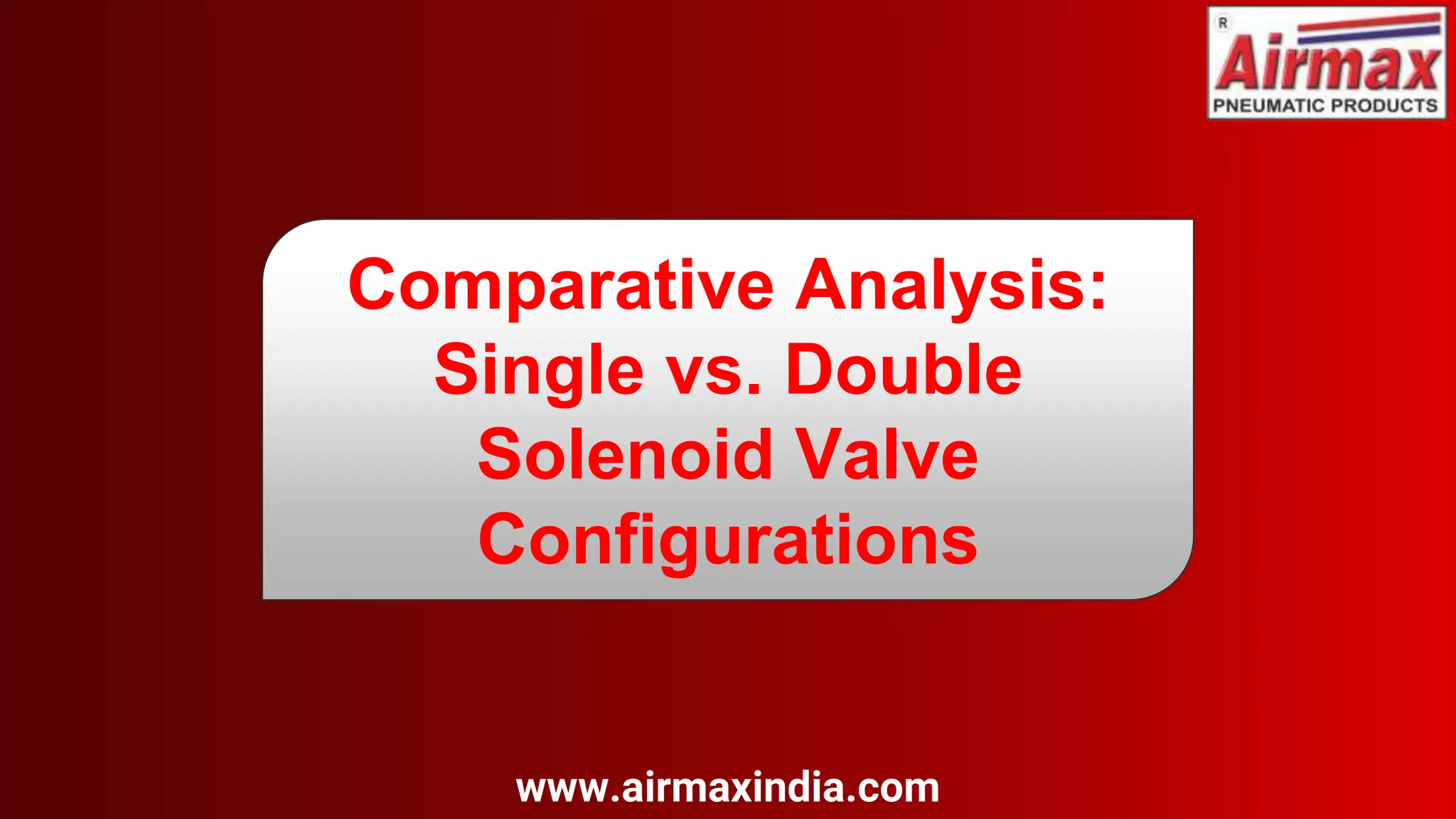 Comparative Analysis: Single vs. Double Solenoid Valve Configurations ...