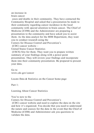 Comparative Analytical Review of Cancer DeathsObjective.docx