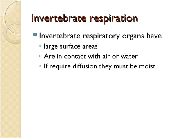 Comparative anatomy respiratory system | PPT