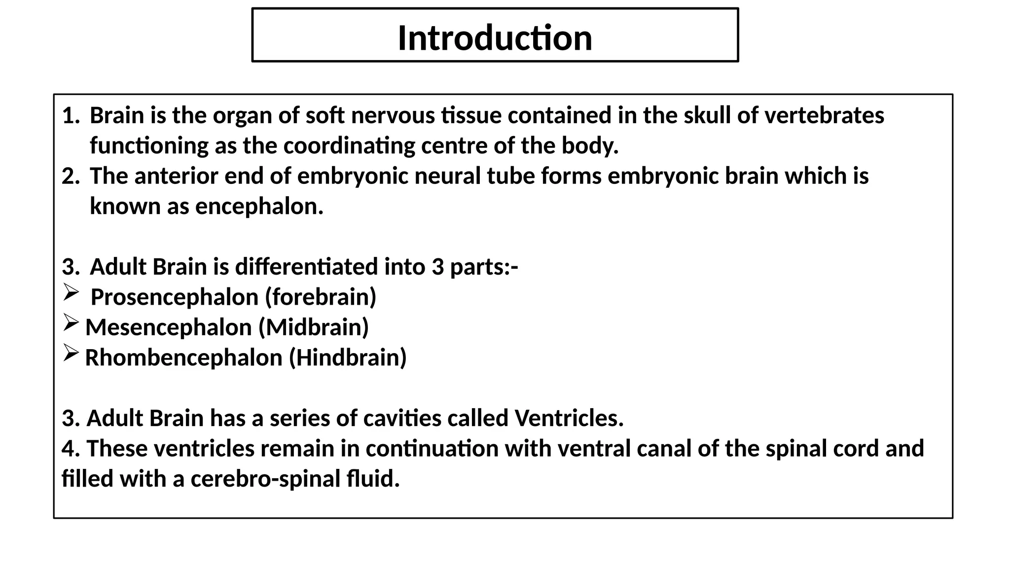 Comparative anatomy of brain of different types of vertebrates | PPTX