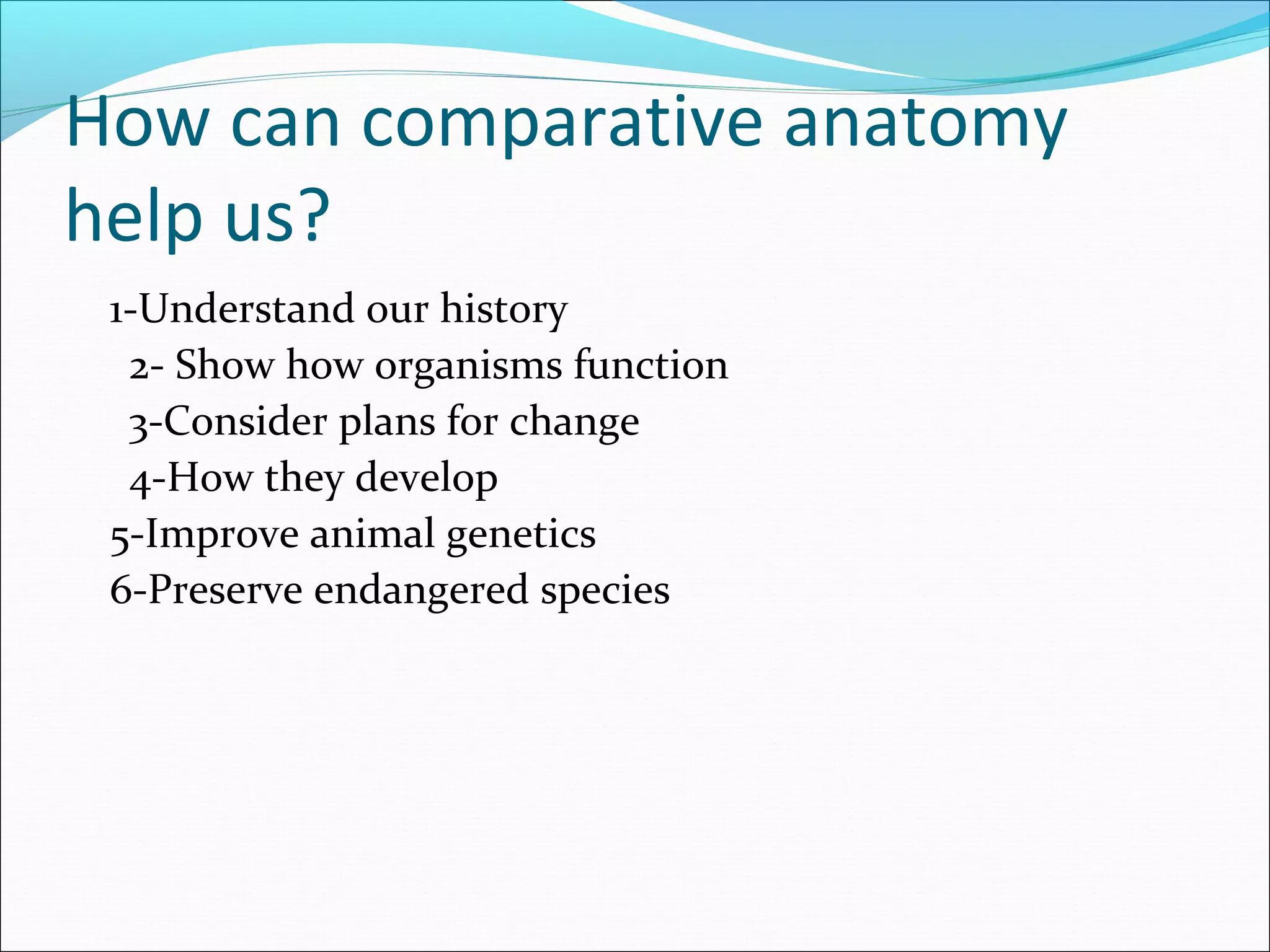 Comparative anatomy (skeletal system) | PPT