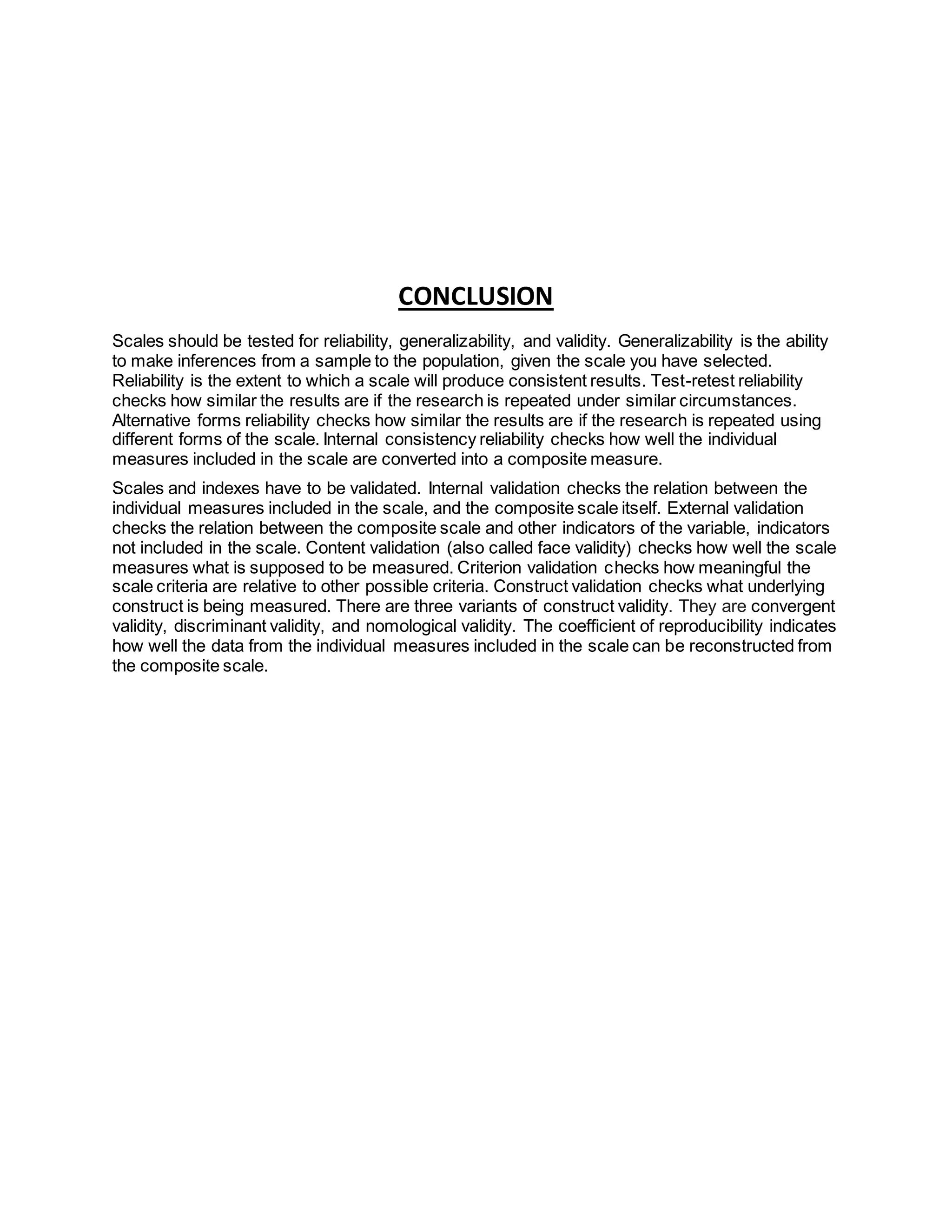 Comparative and Non-Comparative Scaling Techniques | DOCX