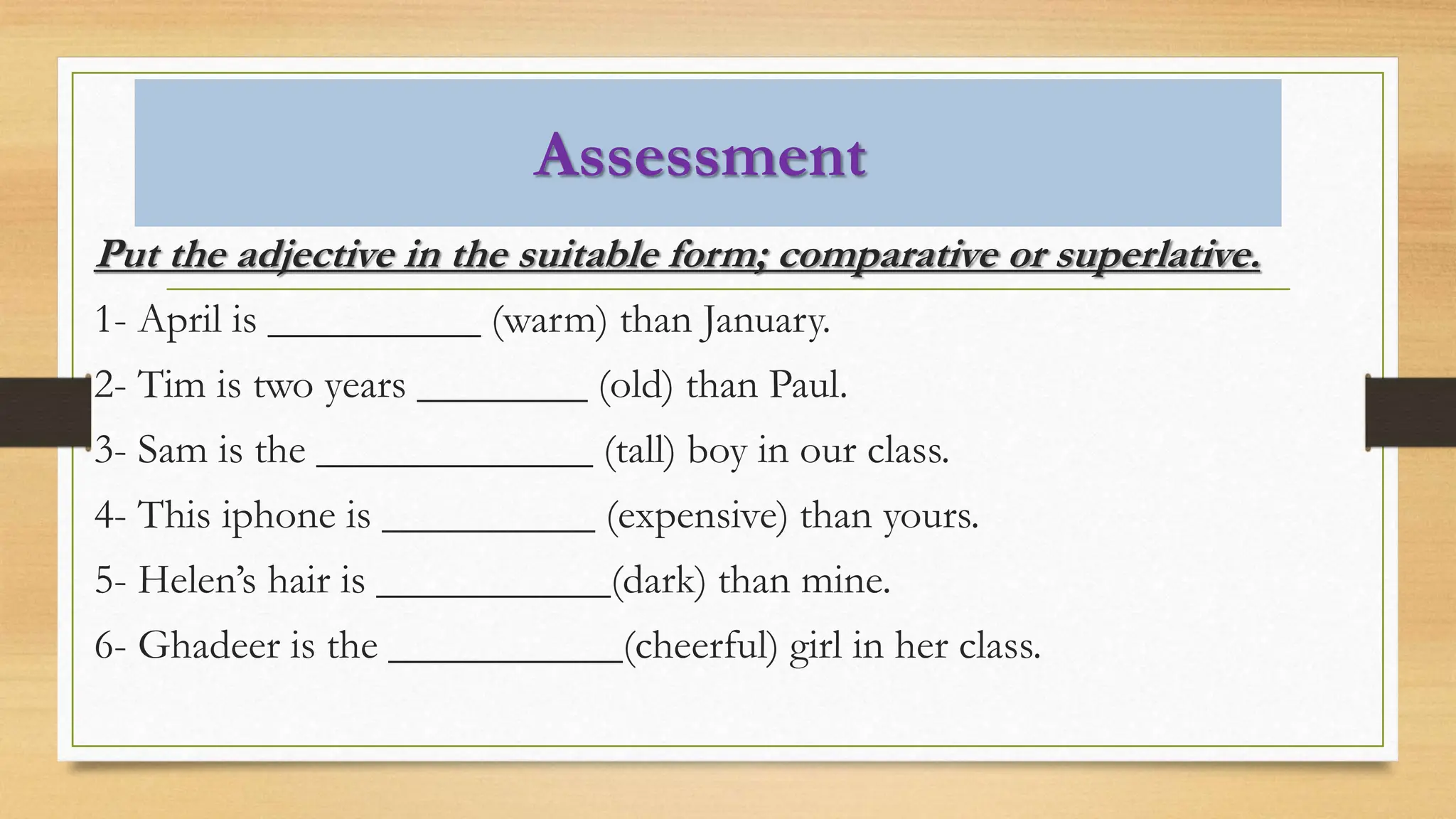 Comparative and Supeقlative adjectives (1).pptx
