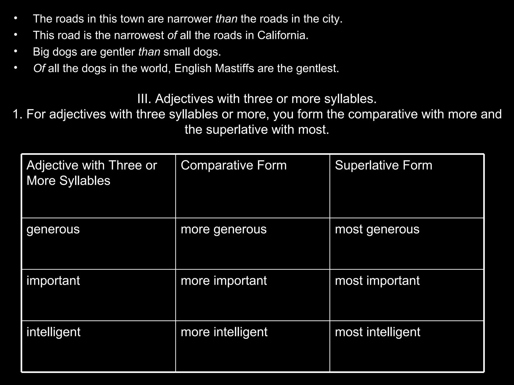 Comparative and superative | PPT