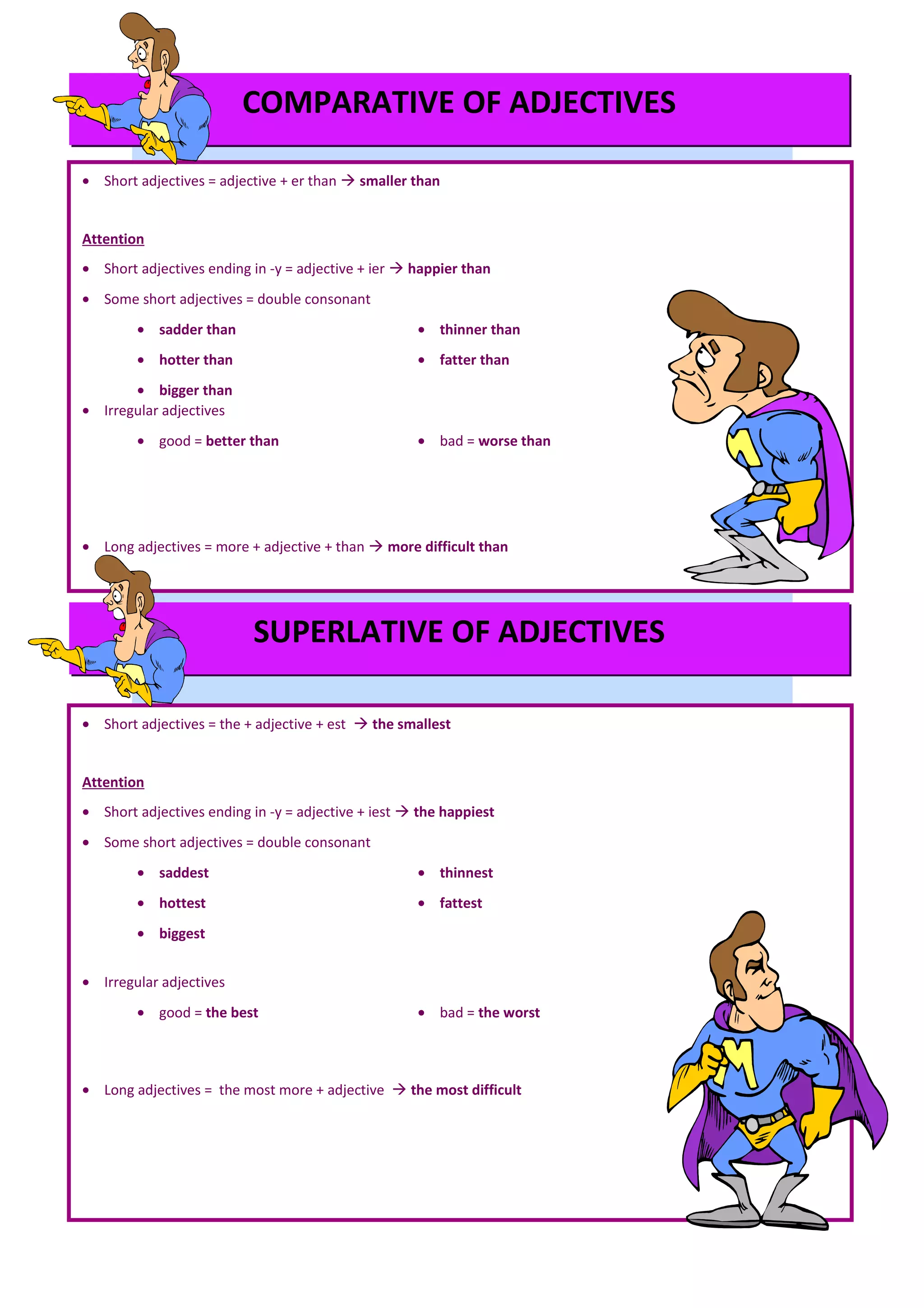 Comparative and Superlative | DOC