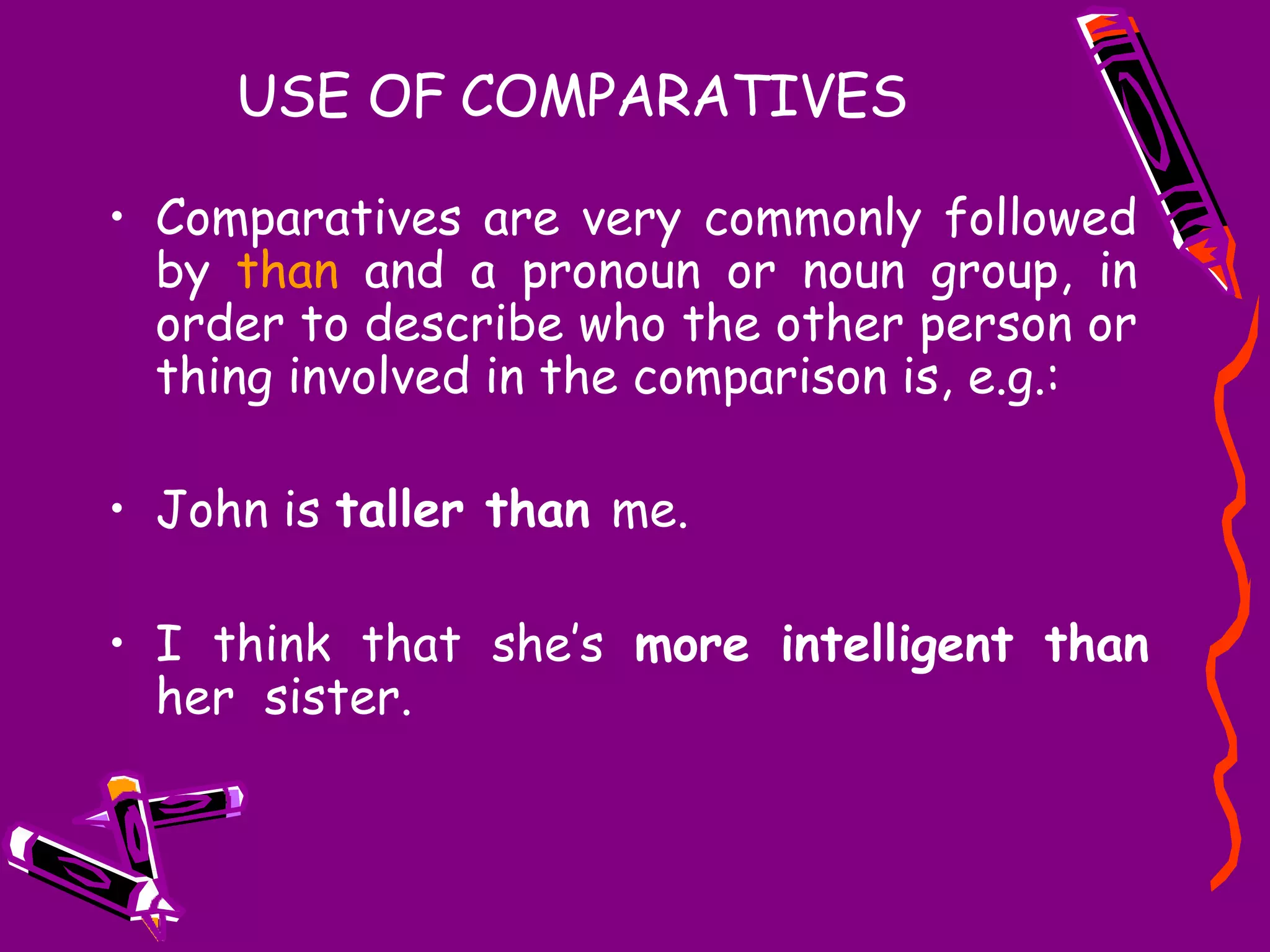 Comparative and superlative | PPTX
