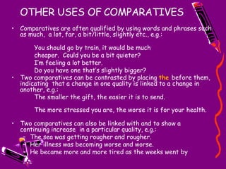 Comparative and superlative | PPTX