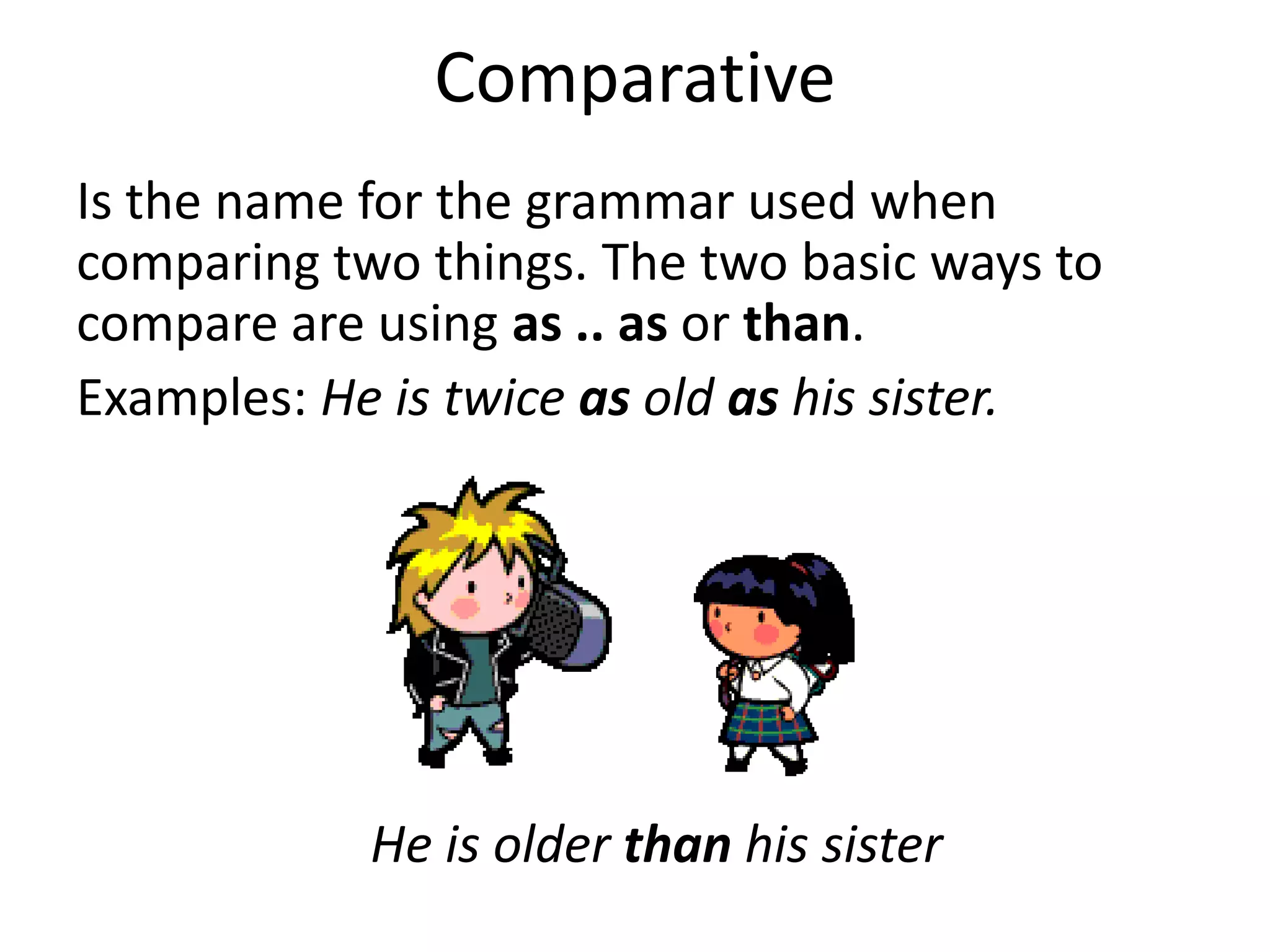 Comparative and superlative 5to | PPTX