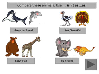 Comparative and superlative activities 1 | PPTX