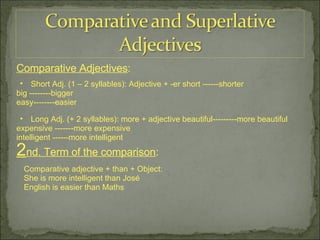 Comparative and Superlative Adjectives | PPT