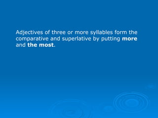 Comparative And Superlative Adjectives. | PPS