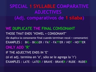 Comparative and superlative adjectives | PPTX