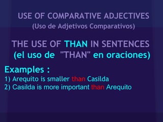 Comparative and superlative adjectives | PPTX
