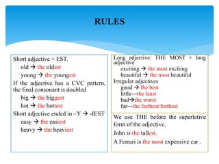 Comparative and Superlative adjectives_Все специальности.ppt