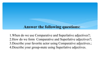 Comparative and Superlative adjectives.ppt