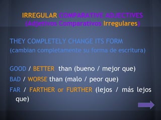 Comparative and superlative adjectives for blog | PPTX