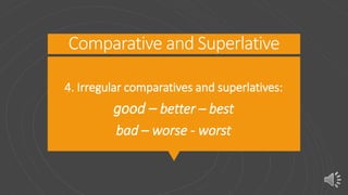 Comparative and superlative m. van eijk | PPTX