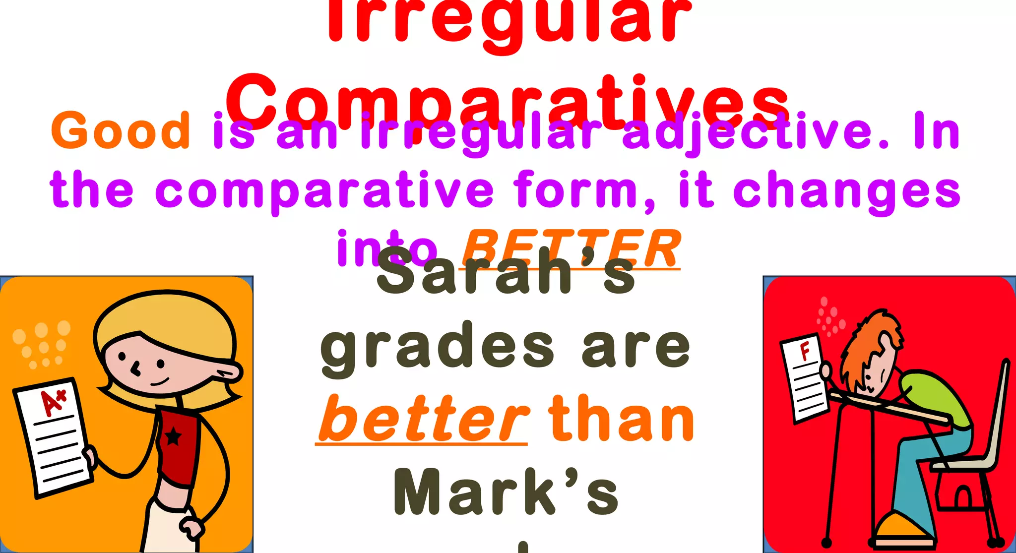 Comparative and superlative of adjectives | PPT