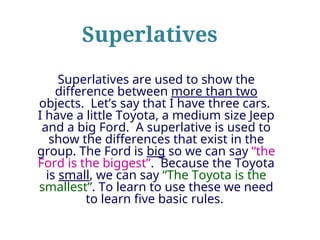 Comparative and Superlative Presentation.ppt