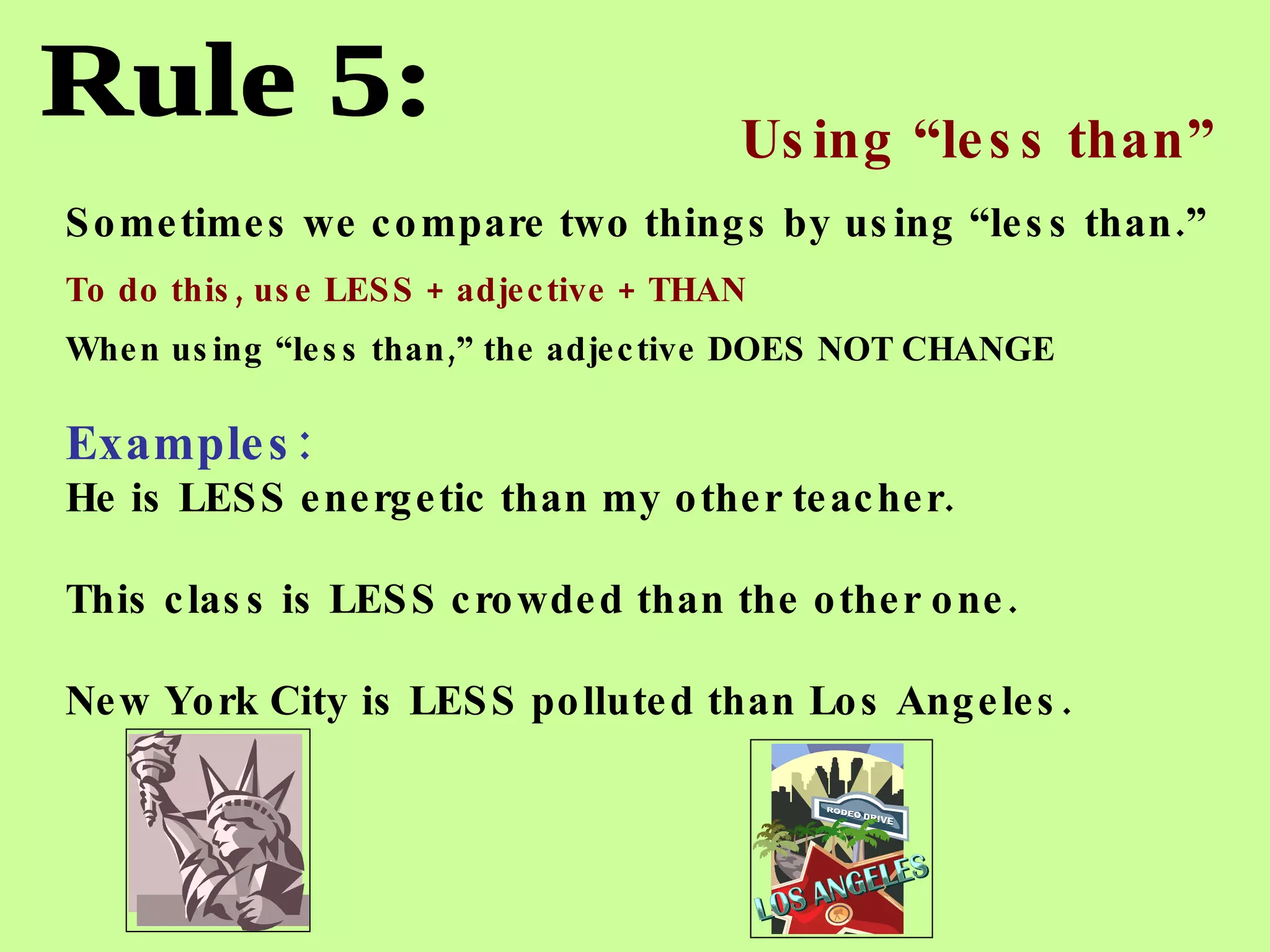 Comparative And Superlatives | PPT